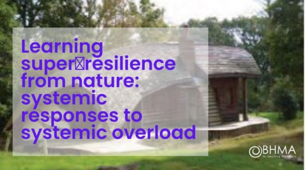 Learning super resilience from nature: systemic responses to systemic ...